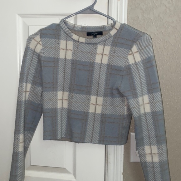 Love Tree | Sweaters | Blue Plaid Sweater | Poshmark